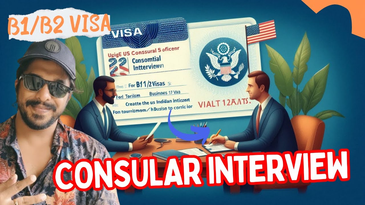 US B1B2 Visa Consular Interview Process - YouTube
