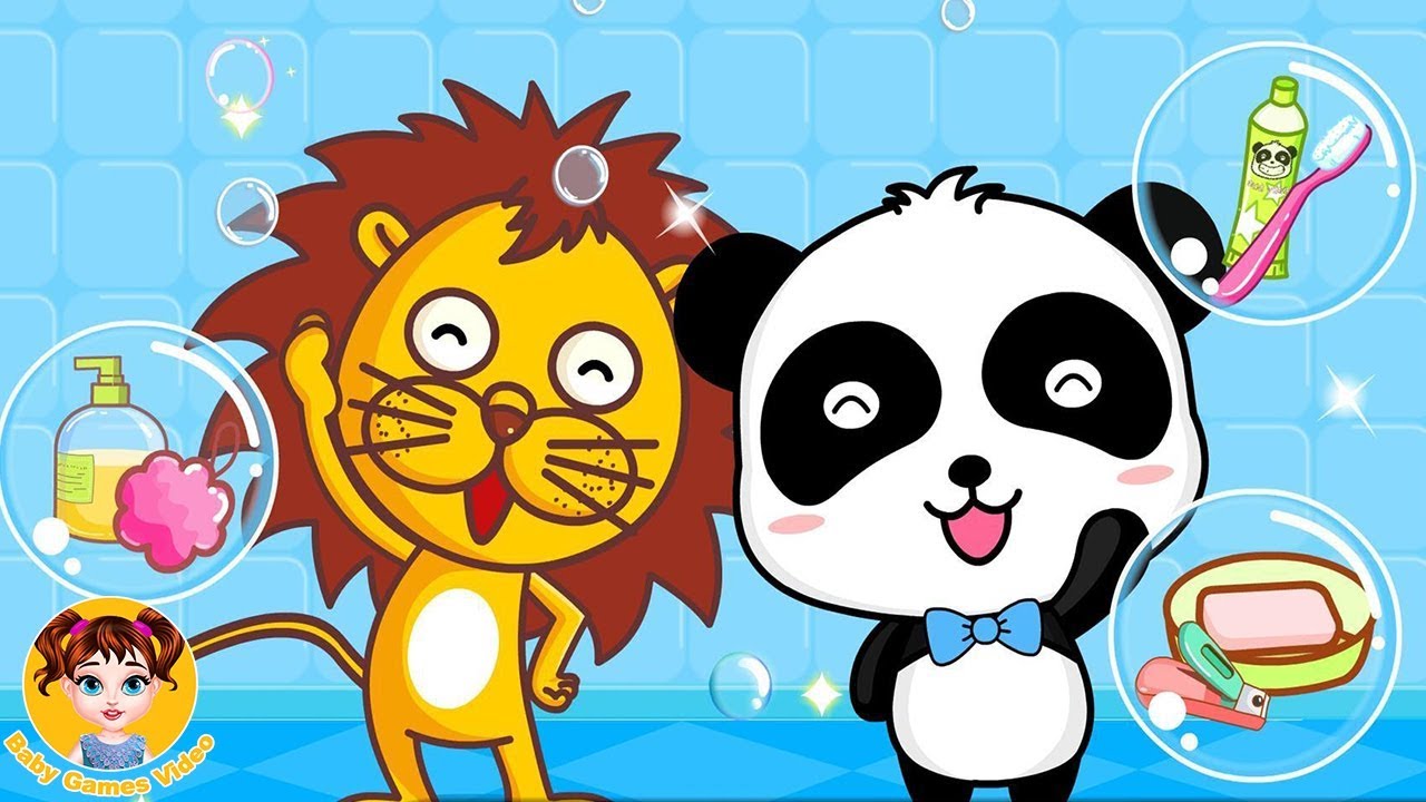 Healthy Little Baby Panda - BabyBus Kids Games - Baby Games Videos ...