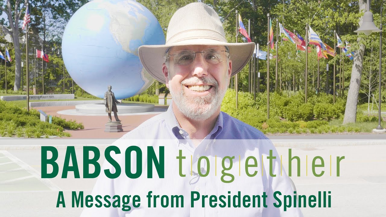 One Babson Together: A Message from President Spinelli - YouTube