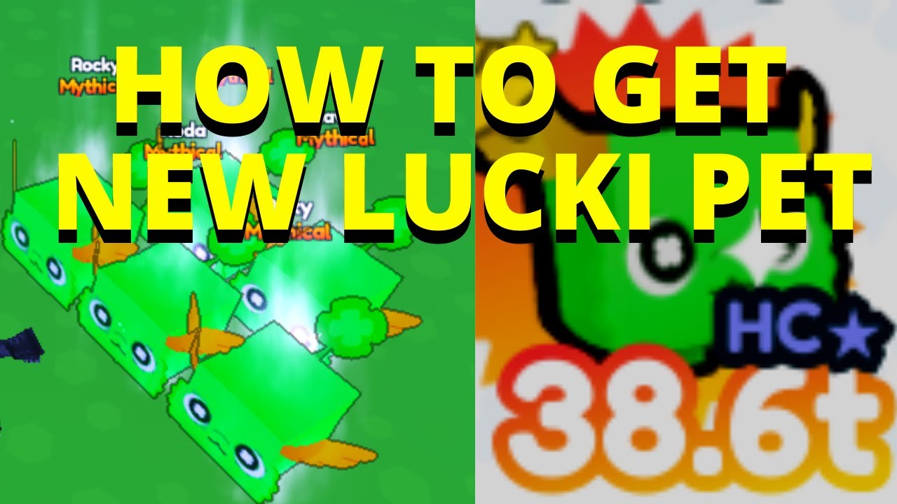How to Get The New Lucki Pet In Pet Simulator X - YouTube
