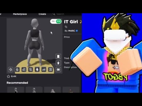 PremiumBloxian LOOKS AT THE IT GIRL AVATAR ON ROBLOX!