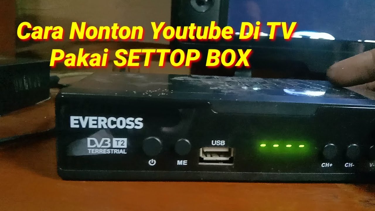 Cara Nonton Youtube Di TV pakai Settop box - YouTube