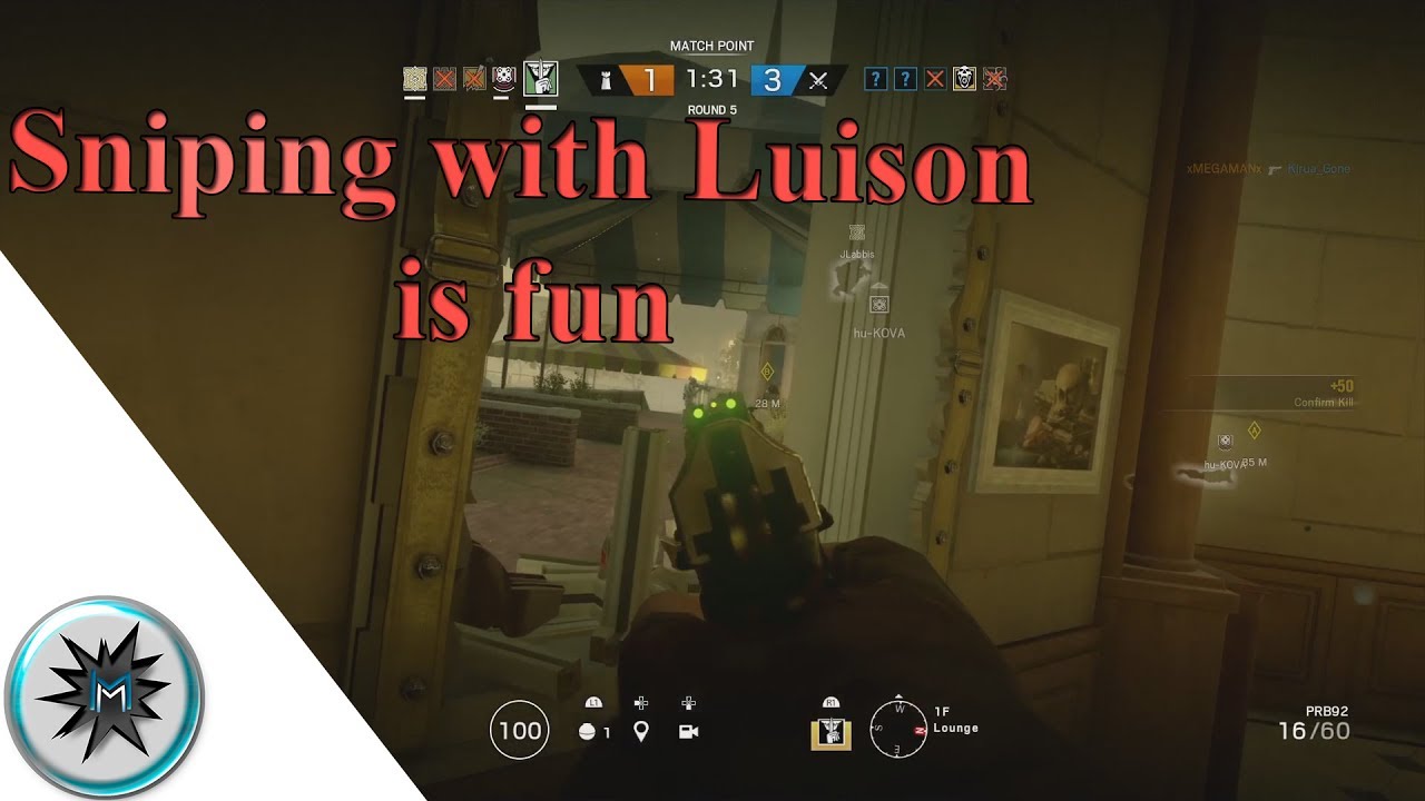 Sniping with Luison is fun - Rainbow 6 Siege - YouTube
