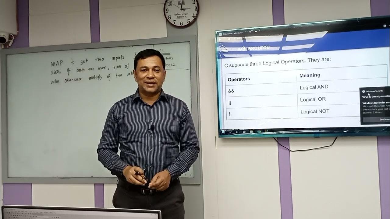 Structured Programming Language | Lecture-04 | CSE | Ahsan Arif | University of Scholars - YouTube