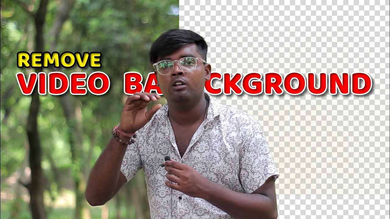 Remove Video Background without Green Screen professionally - YouTube