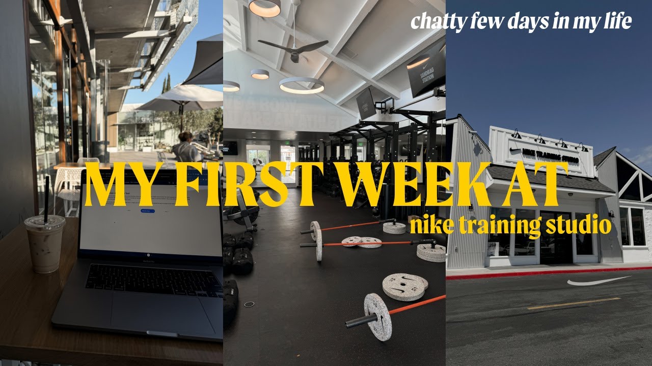 WORK DAYS IN MY LIFE: first week at the new job! - YouTube