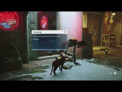 Making Vapora Drop The Paint Bucket-Stray Game PS5 - YouTube