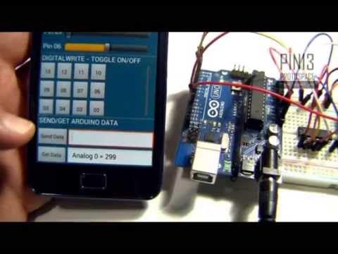 ARDUDROID: The 2-Way Android Controller for Arduino via Bluetooth - YouTube