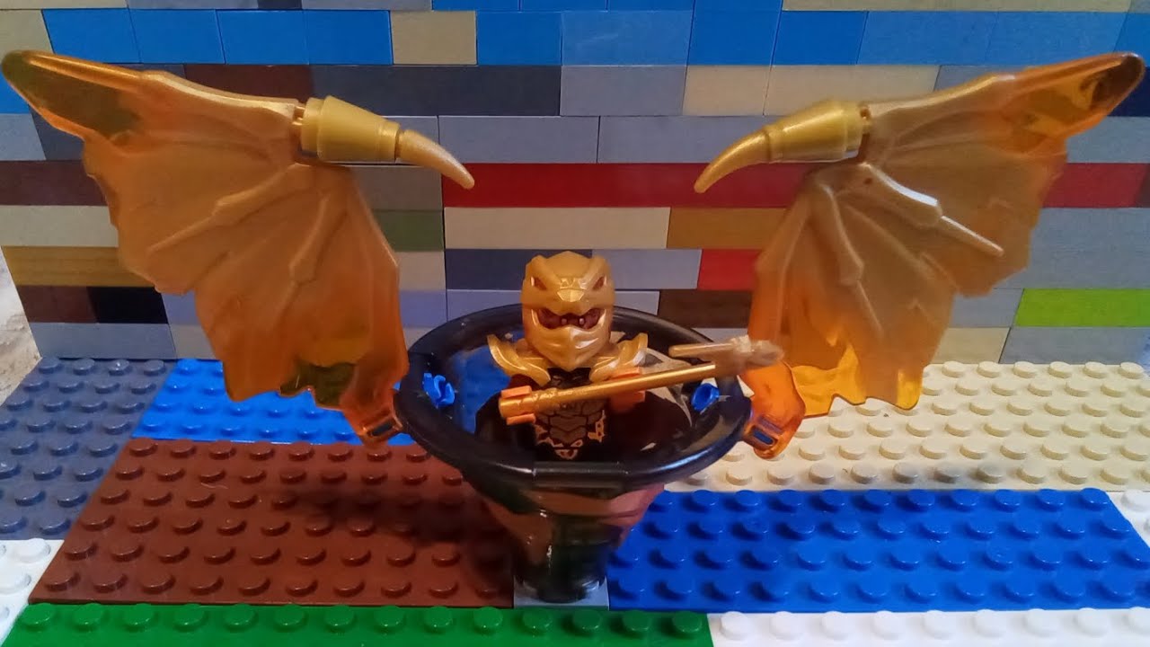 lego Ninjago stop motion animation golden dragon cole - YouTube