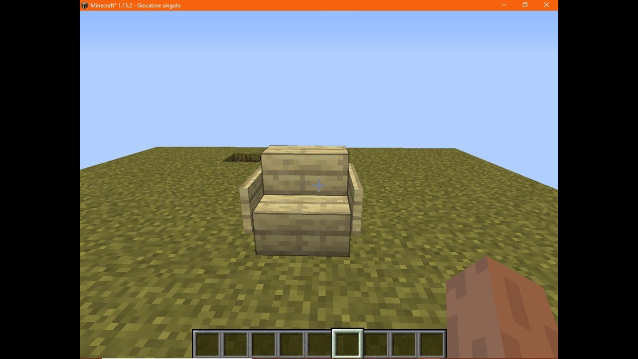 Minecraft| Come costruire una sedia - YouTube