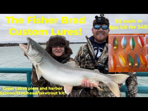 The Fisher Brad Custom Lures! Great Lakes Salmon/Steelhead/Laketrout ...
