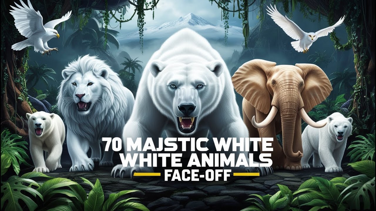"70 Majestic White Animals Face-Off: Nature’s Purest Showdowns!" - YouTube