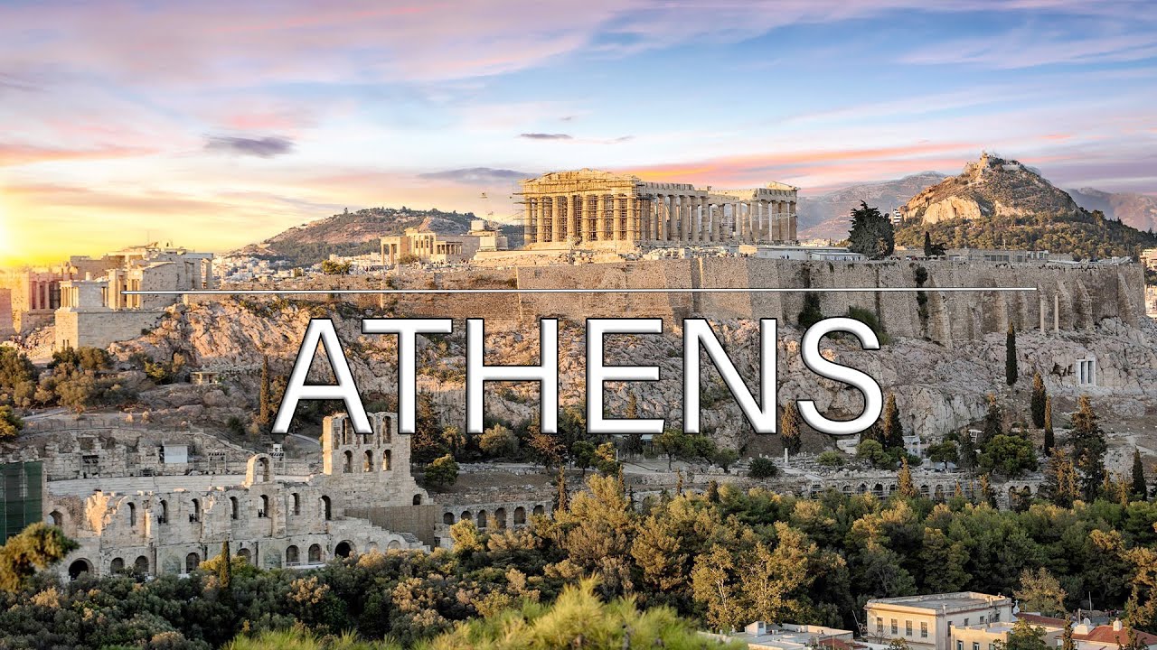 ATHENS from Above | Aerial View - by Drone (4k) - YouTube