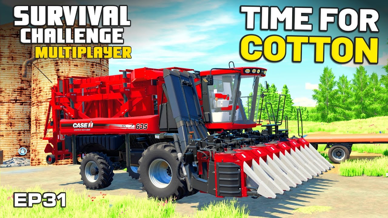 I BUY THE COTTON PICKER READY FOR HARVEST Survival Challenge ...