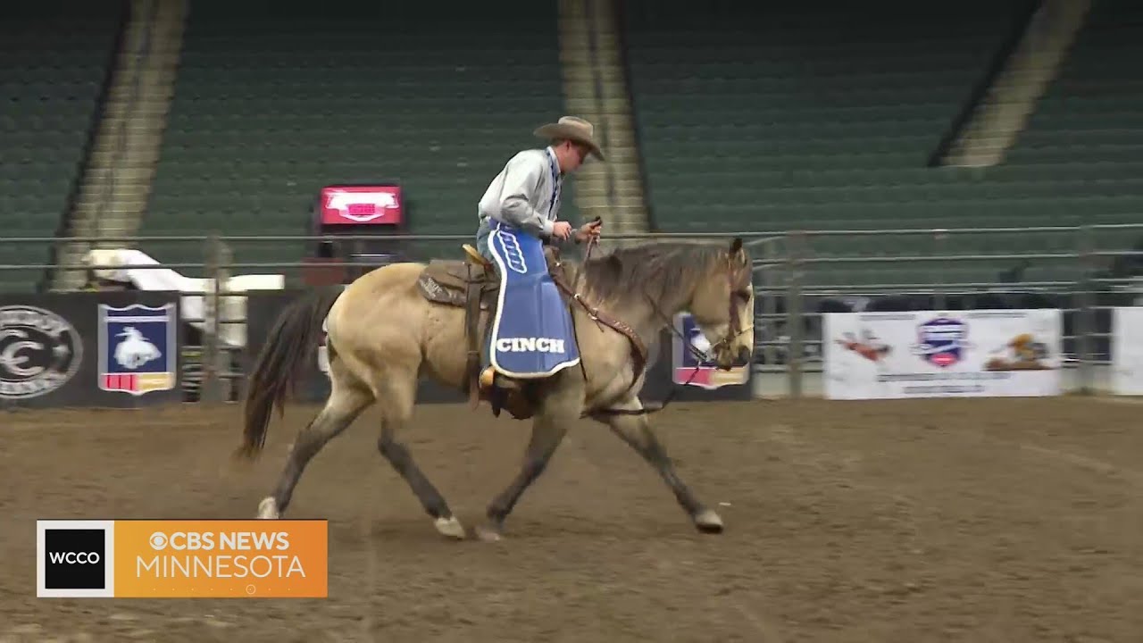 Cinch’s World’s Toughest Rodeo gallops into Xcel Energy Center - YouTube