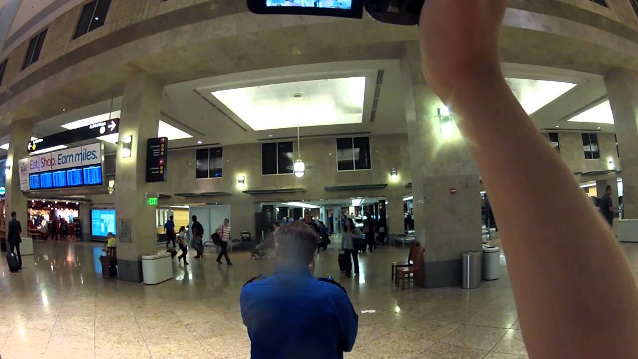 Seattle Tacoma Airport TSA Checkpoint Highlights - YouTube