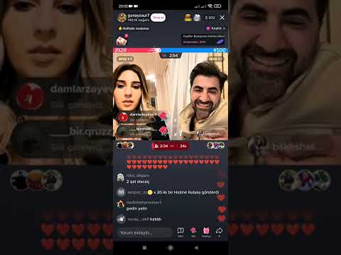 Zaur Günay tiktokda İlk canlı yayında