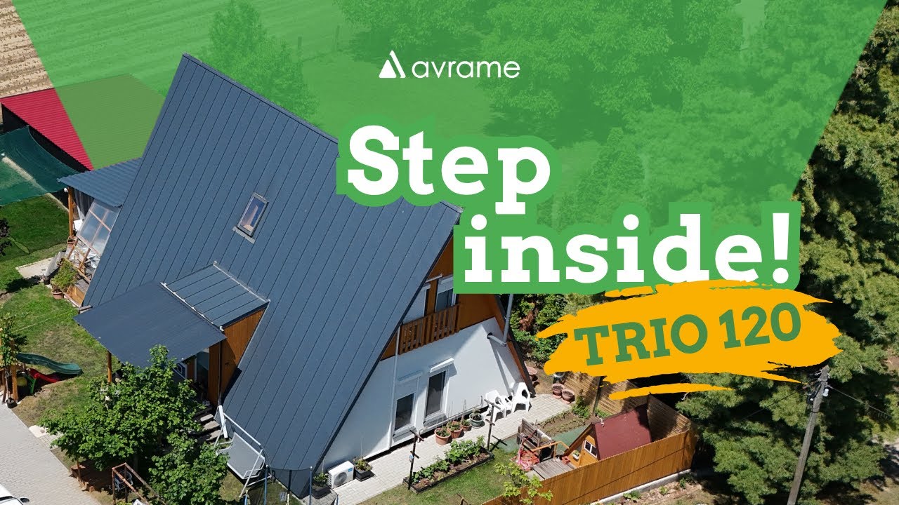 Step inside Avrame TRIO 120 | A modern A-Frame house in Hungary - YouTube