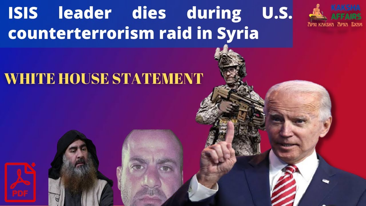ISIS cheif commander killed| Today Current affairs | Daily Current ...