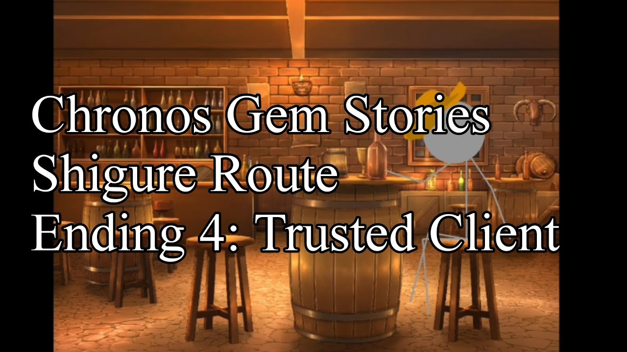 Chronos Gem Stories Shigure Route Ending 4: Trusted Client - YouTube