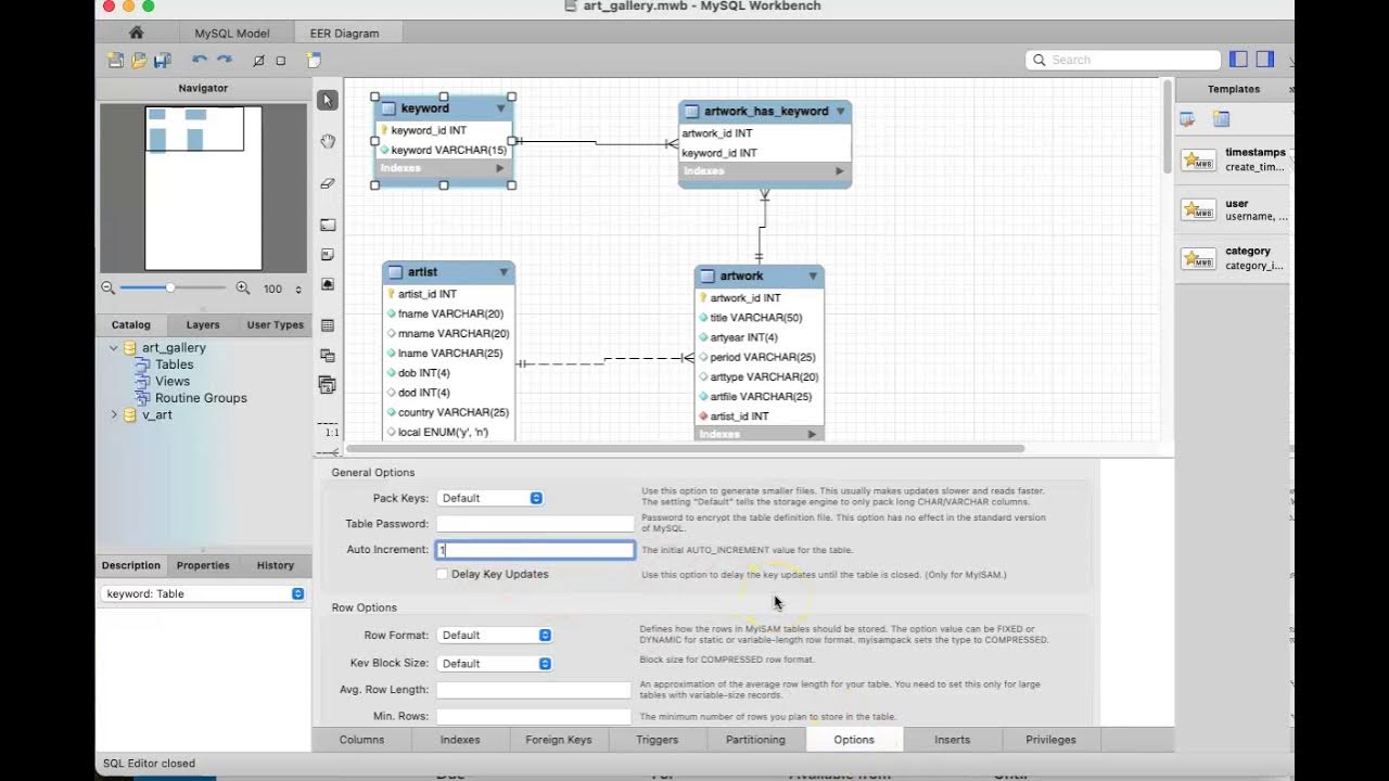 Fixing Auto-incrementing in an ERD within MySQL Workbench - YouTube