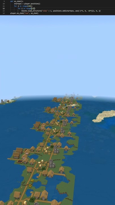 Infinite City in Minecraft! Python Coding Magic! - YouTube