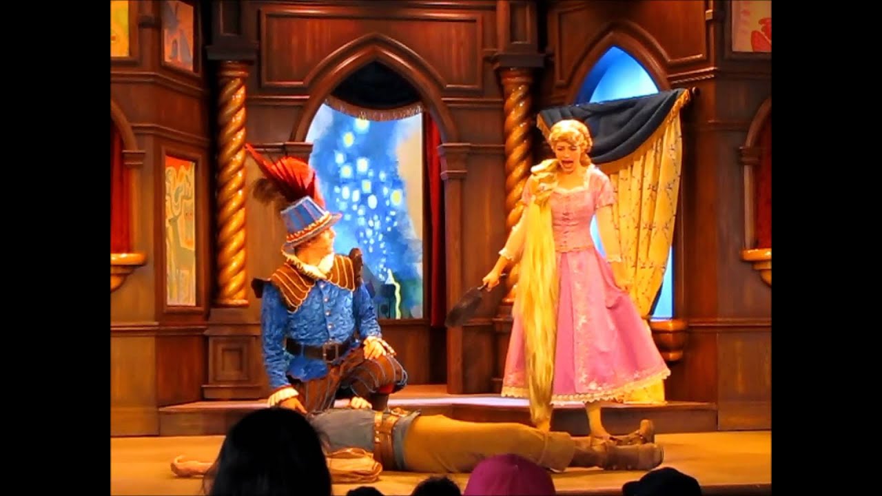 Tangled at The Royal Theatre in Fantasy Faire at Disneyland - YouTube