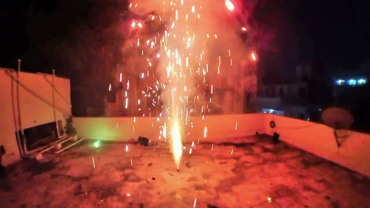 Ayyan Fireworks - Orange Crush (Fountain) - YouTube