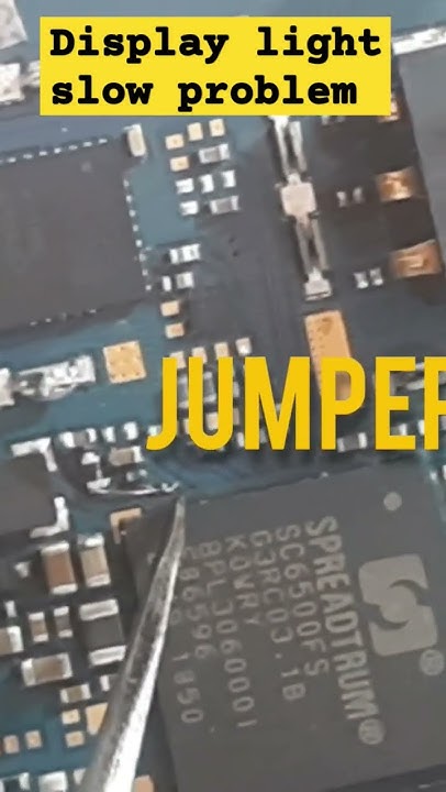 Samsung B310e Display light slow problem jumper solution|#thesoilboy - YouTube