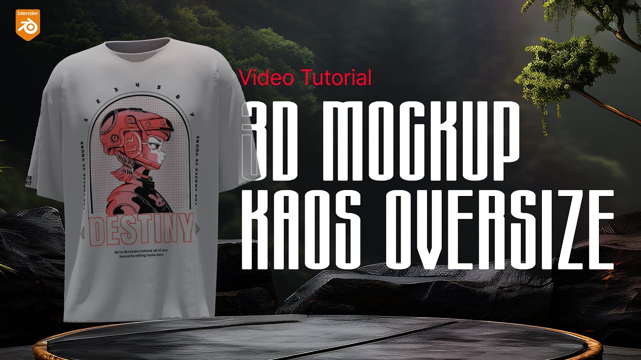 Tutorial Cara Membuat 3D Kaos Oversize - Animasi Berjalan dan Animasi ...