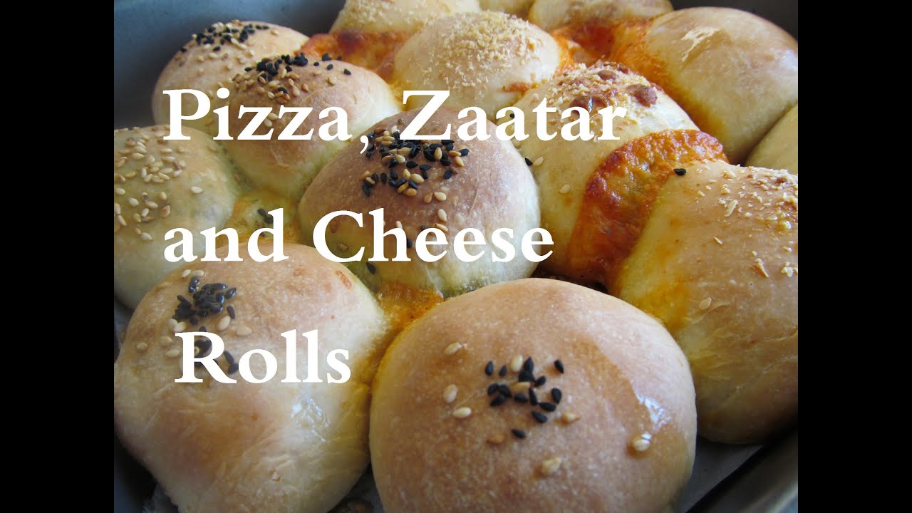 Stuffed Pizza, Zaatar and Cheese Rolls/ فطائر محشية بيتزا و زعتر وجبنة ...