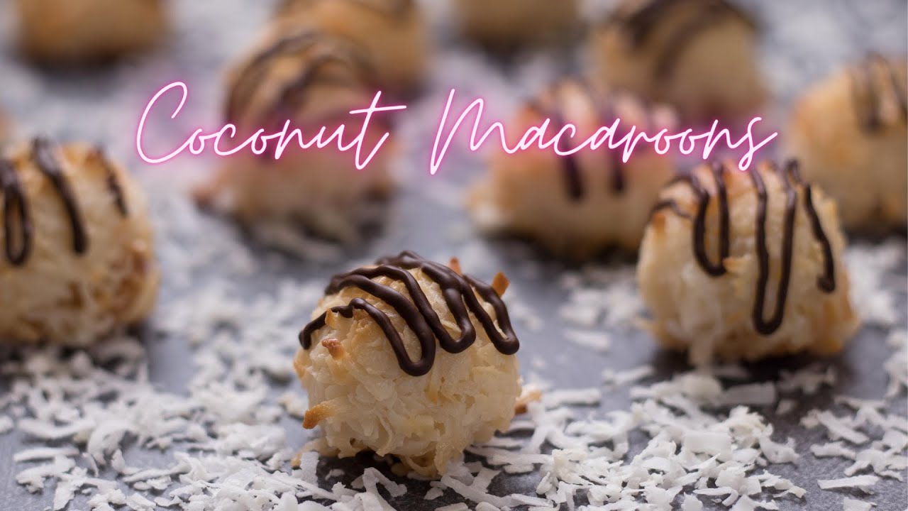 Coconut Macaroons with Condensed Milk - How to make coconut macaroons ...