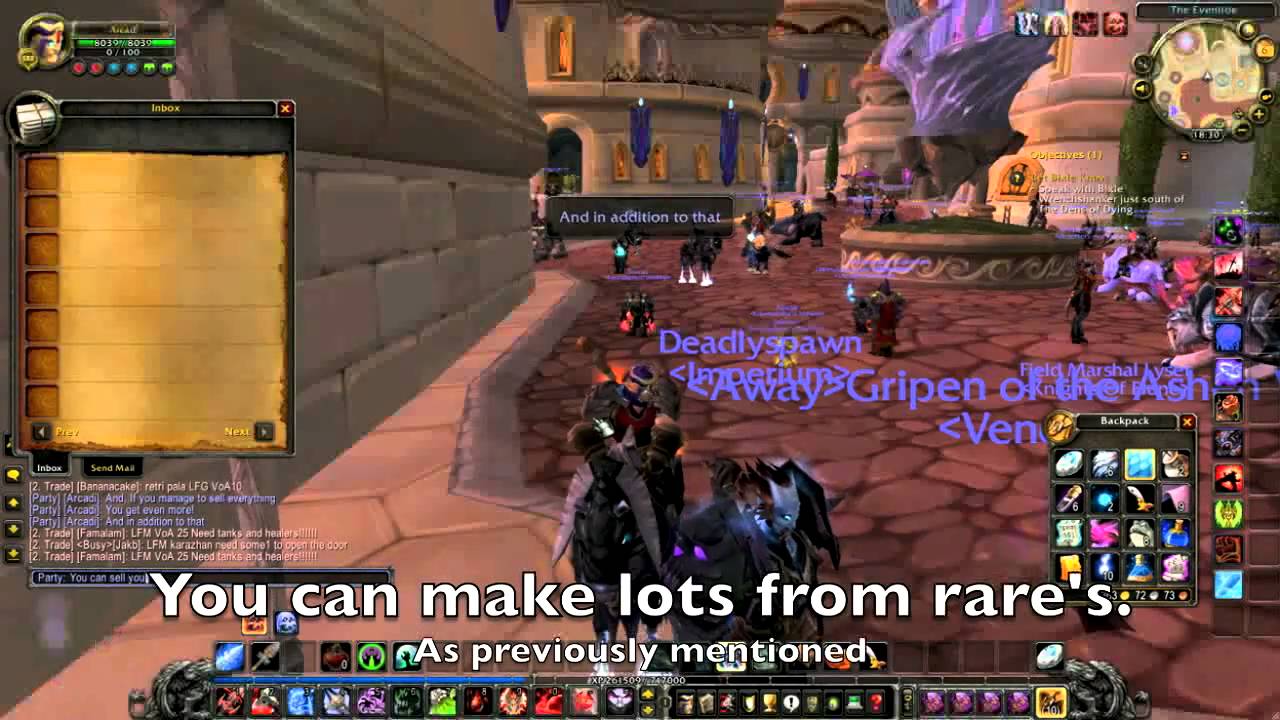 World of Warcraft: Gold Making Guide Stormwind Stockades Speed Run ...