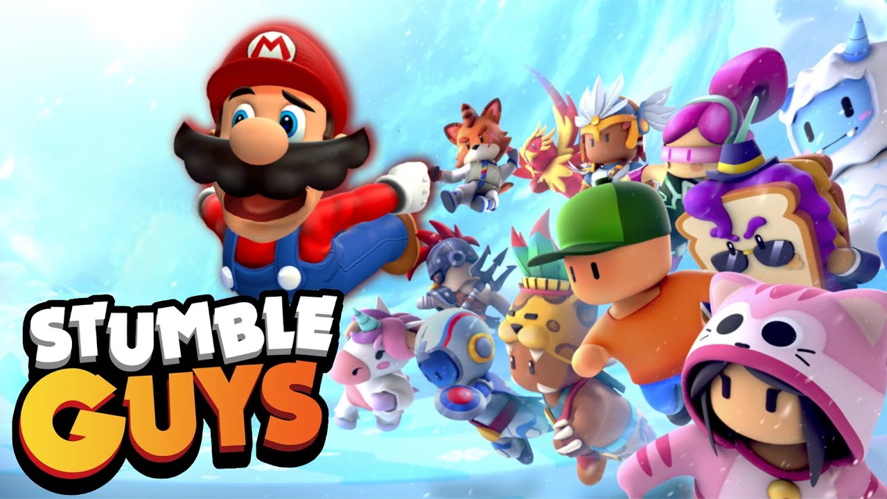 Mario Plays: Stumble Guys!! - YouTube