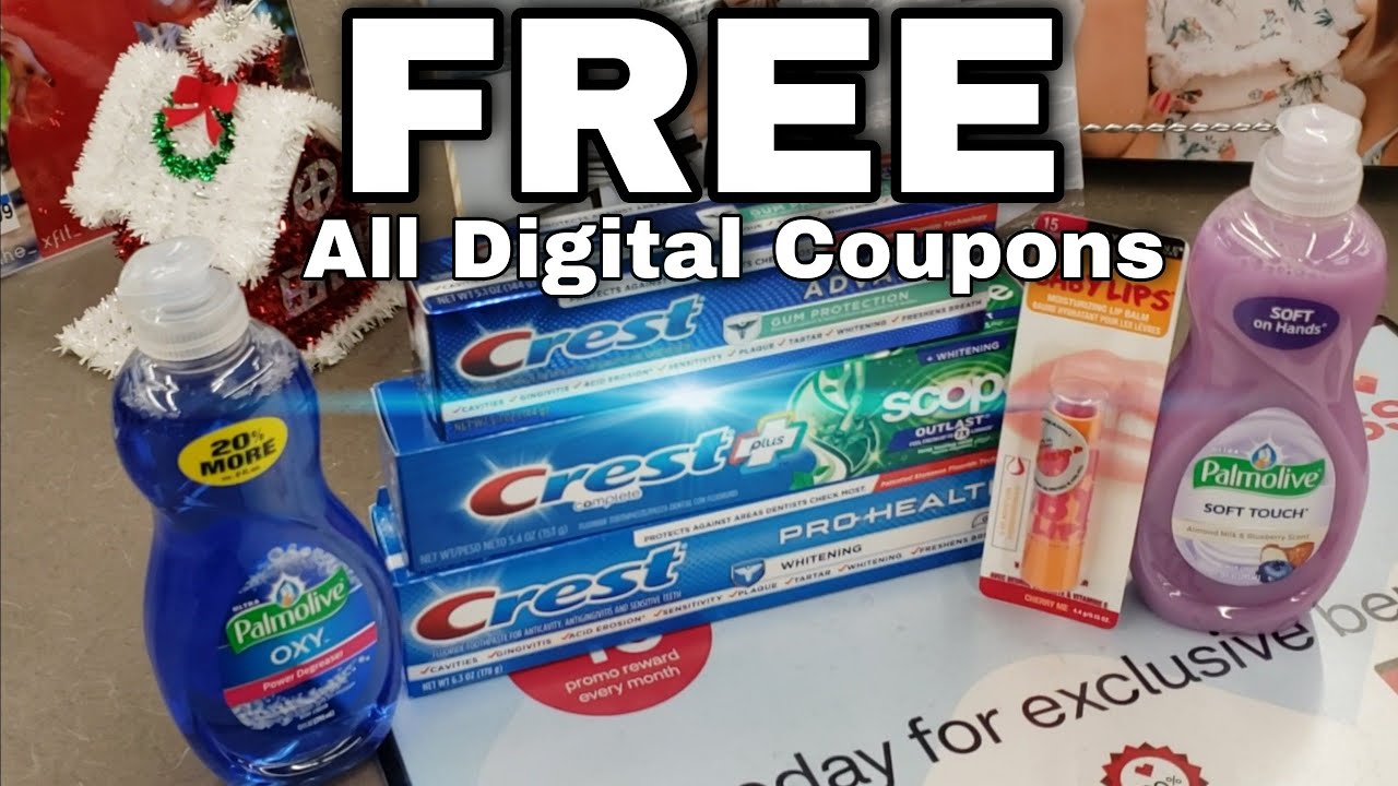 CVS COUPONING| ALL DIGITAL COUPONS | ALL FREE AFTER REWARDS! | one cute couponer - YouTube