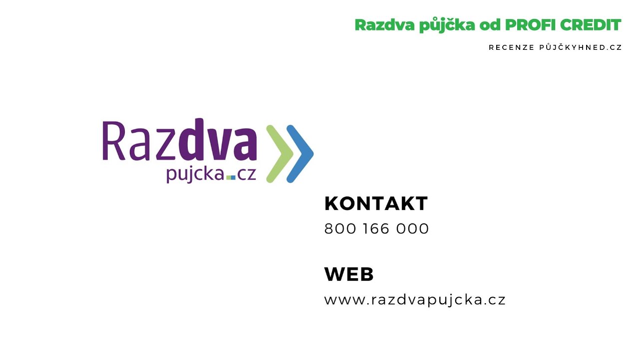 Recenze - Razdva půjčka od PROFI CREDIT - YouTube