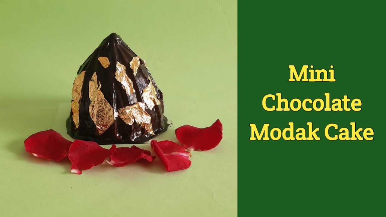 Mini Chocolate Modak Cake, #ModakCakerecipe #ModakCake Mini Chocolate ...