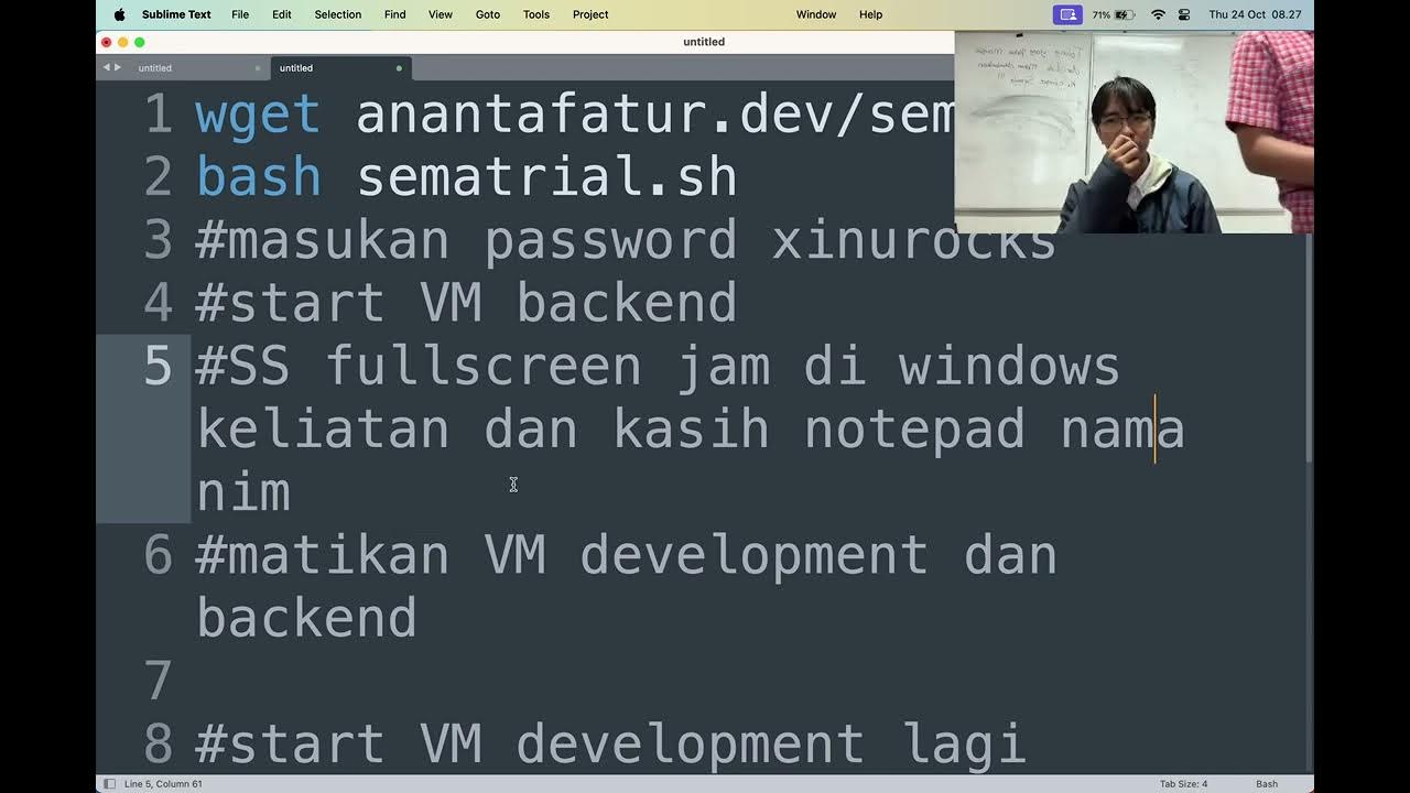 [S1IF-11-04] Praktikum Sistem Operasi - Modul 7 Semaphore - YouTube