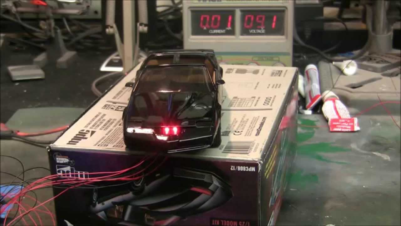 Knight Rider K.I.T.T. MPC 1:25th Scale Model Build Pt 2 - YouTube