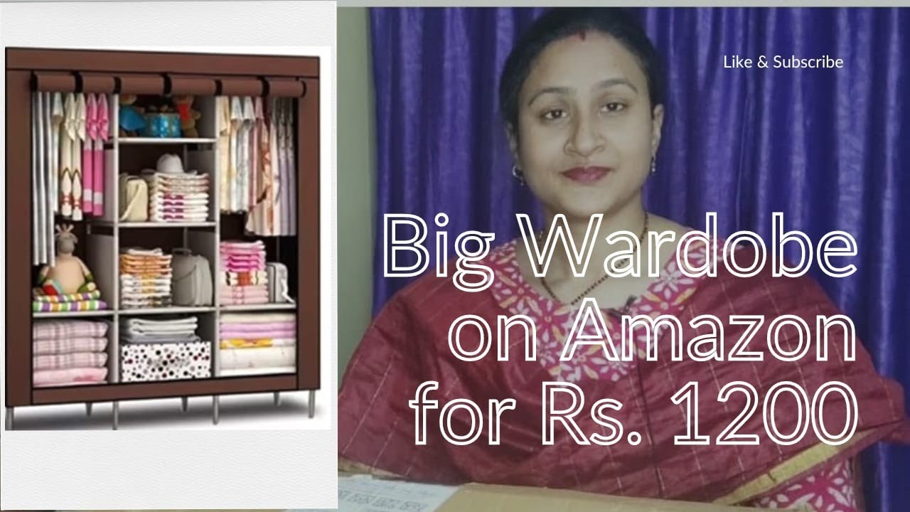 How to use and assemble foldable wardrobe step by step and easy to ...