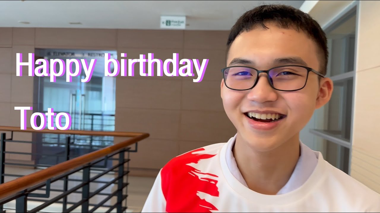 Happy birthday Toto 4K - YouTube