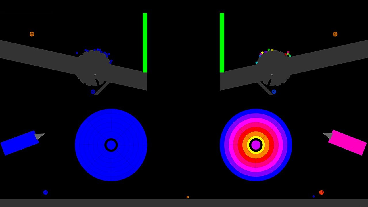 Dynamic Core Destruction 5 - Marble Battle in Algodoo - YouTube