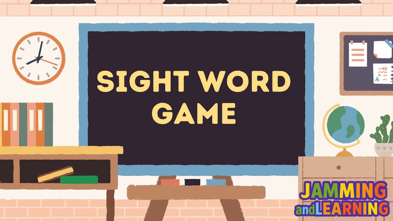 Fill in the Blank Sight Words 🎵 Fun Learning Game for Kids - YouTube