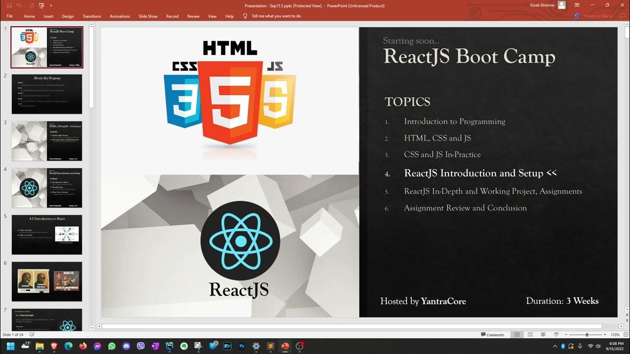 ReactJS Boot Camp (in Nepali) - Day 4: ReactJS Introduction and Setup - YouTube