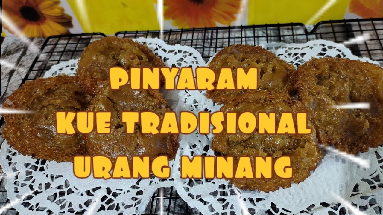 Cara buat kue Pinyaram makanan tradisional khas minang - YouTube