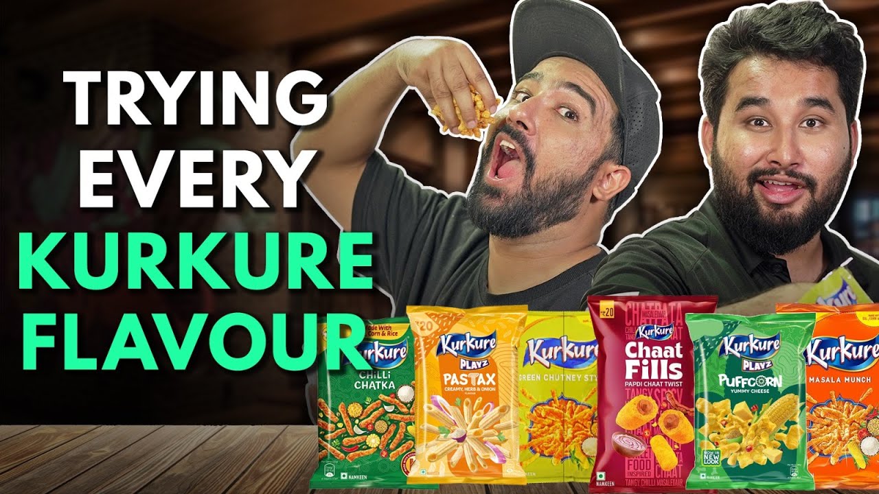 Trying Every Kurkure Flavour | The Urban Guide - YouTube