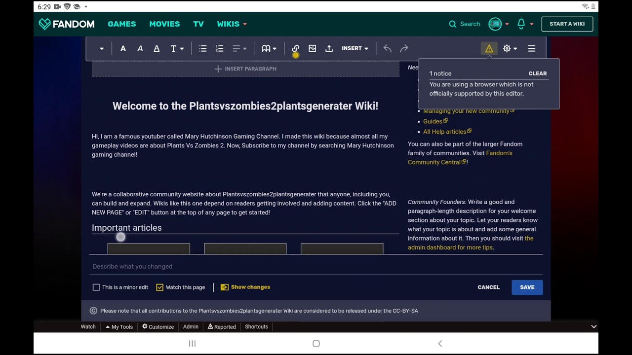 My fandom wiki - YouTube