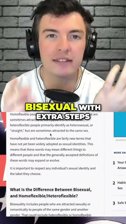 Homoflexible Vs Heteroflexible Sexualities Explained Youtube