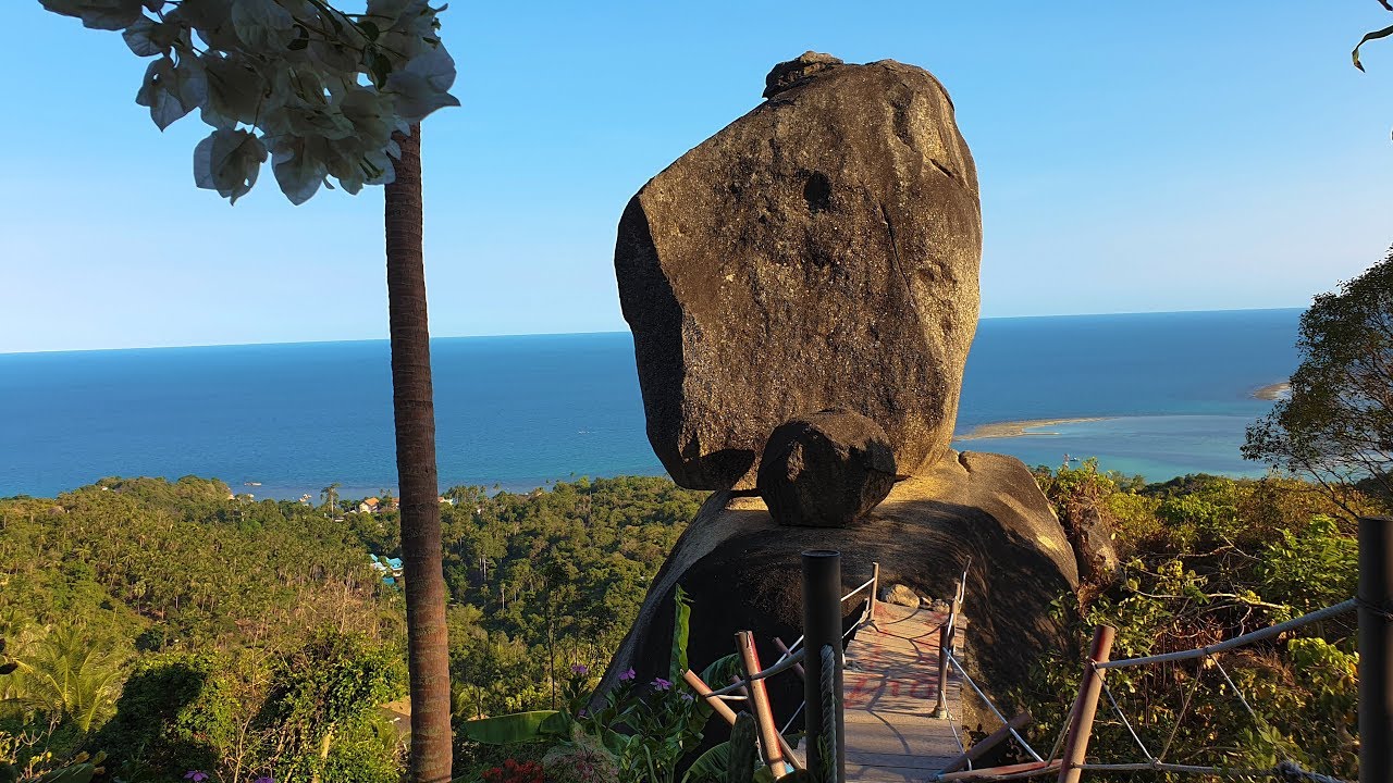 Overlap Stone viewpoint - Koh Samui - Thailand (2024) (4K) - YouTube