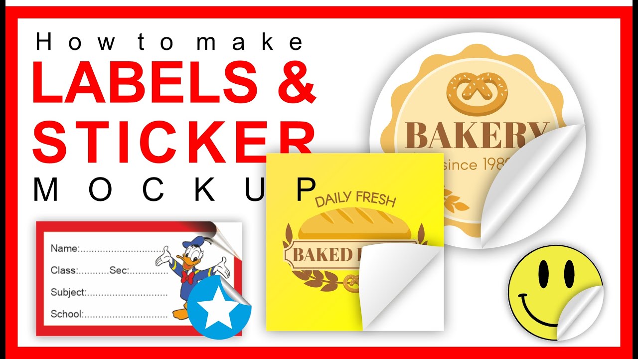 How to Make Sticker Mockup in Corel Draw 2021 - YouTube